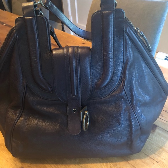 Derek Lam | Bags | Derek Lam Shoulder Bag Brown Leatherbrass Hardware ...